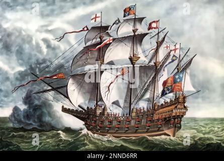 Henry Grace a Dieu or Great Harry was an English carrack or great ship ...