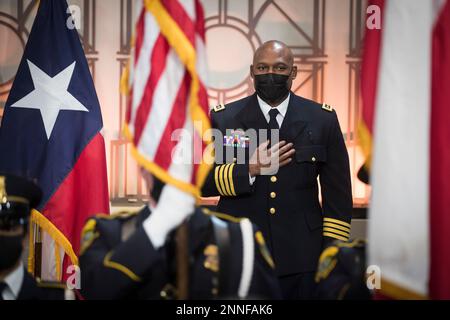 Houston Police Chief New Houston Police Chief Troy Finner, right ...