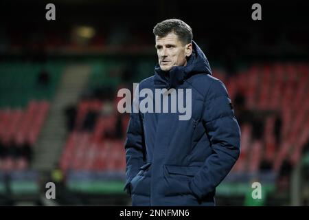 NIJMEGEN - FC Volendam coach Wim Jonk during the Dutch premier league ...