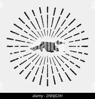 Jost Van Dyke logo. Badge of the island. Layered circular sign around ...