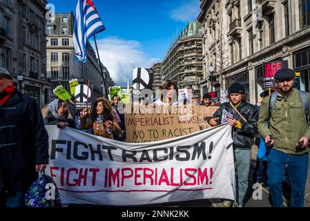 'Fight Racism, Fight Imperialism' banner, Campaign for Nuclear ...