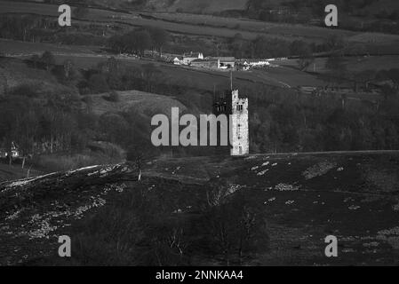 aerial view of Ladybower Reservoir in the Peak District, UK Stock Photo ...