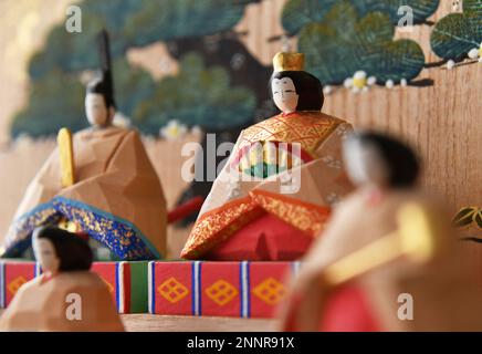 Hina-ningyo dolls displayed for the Hina matsuri (girl's day) in Japan ...