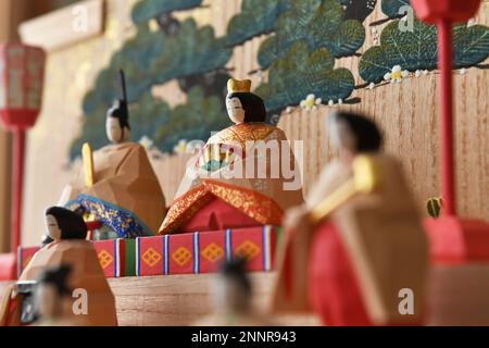Hina-ningyo dolls displayed for the Hina matsuri (girl's day) in Japan ...