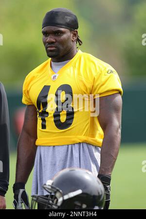 May 01 2010: Steelers LB Andre Frazier (54) and Thaddeus Gibson (90 ...