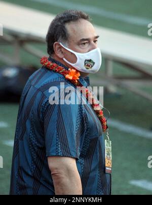 January 31, 2021 - Owner Nick Logan during the Hula Bowl at Aloha ...