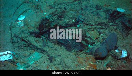 Titanic's sinking stern Stock Photo - Alamy