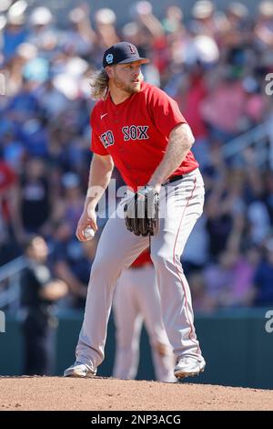 Boston Red Sox pitcher Kaleb Ort (61) during a spring training baseball ...
