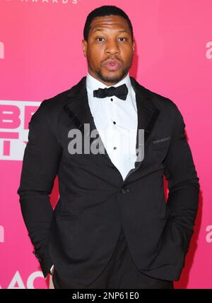 Jonathan Majors arrives at The 54th NAACP Image Awards, held at The ...