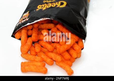 Cairo, Egypt, February 10 2023: El Shamadan Tipo Biscuits filled and ...