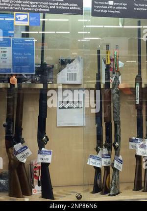 Guns for sale at Walmart Stock Photo - Alamy