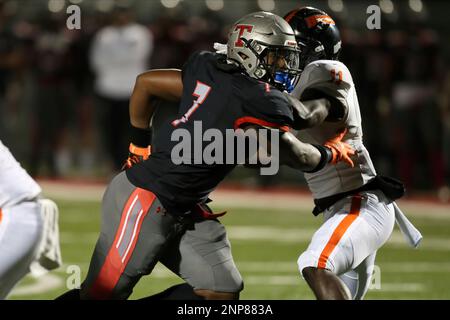 ALABASTER, AL - NOVEMBER 20: Thompson celebrates a touchdown in the ...