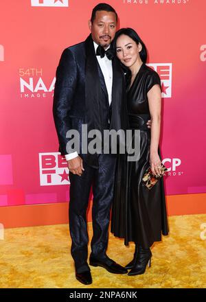 Terrence Howard & Miranda Pak attending the "Empire" FYC ATAS Event ...