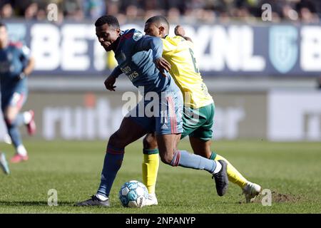 SITTARD - (lr) Javairo Dilrosun of Feyenoord, Deroy Duarte of Fortuna ...