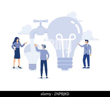 Transfer of creative ideas and knowledge to business team, motivation ...