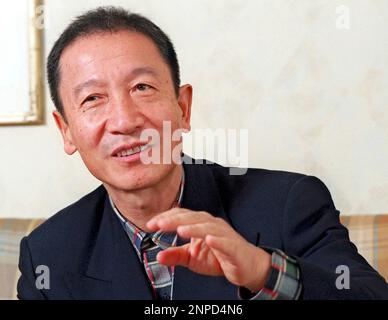 FILE: Japanese pop music composer Kyohei Tsutsumi speaks during an ...