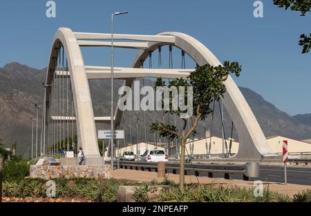 Ashton, Western Cape, South Africa. 2023. Arched bridge supporting a ...