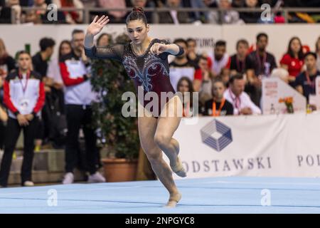 26 February 2023, Brandenburg, Cottbus: Gymnastics, World Cup, 46th ...