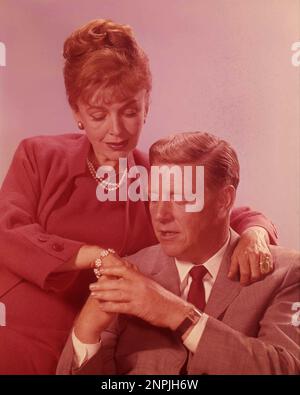 MARY ANDERSON and PAUL LANGTON 1964 Portrait in US TV Series PEYTON ...