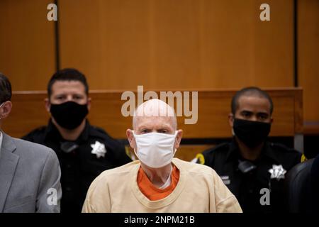 Joseph James DeAngelo sits in court during the third day of victim ...