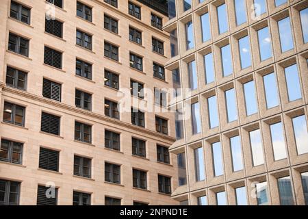 Modern bulidings with large windows residential and commercial building ...