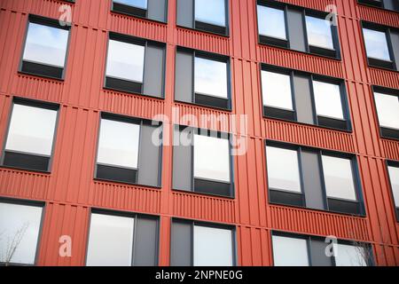 Modern bulidings with large windows residential and commercial building ...