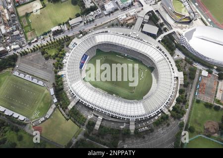 TOKYO, Japan - Photo shows Ajinomoto Stadium, home of professional ...