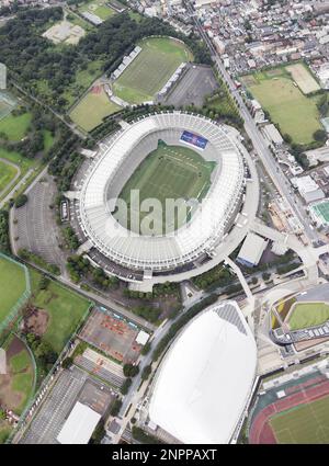 TOKYO, Japan - Photo shows Ajinomoto Stadium, home of professional ...