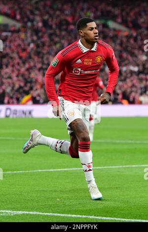 Newcastle United fans during the Carabao Cup Semi Final First Leg match ...