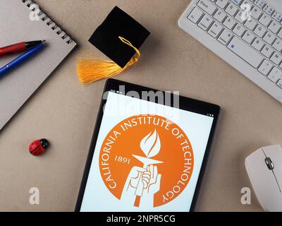 In this photo illustration, California Institute of Technology (Caltech ...