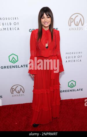 Victoria Bousis attends the 2023 Producers Guild Awards at The Beverly ...