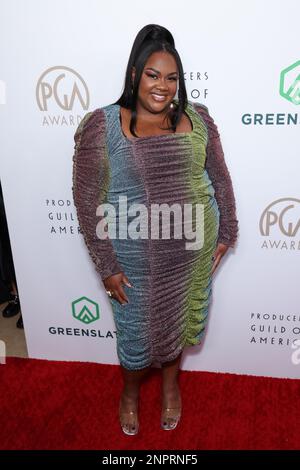 Nichole Byer attends the 2023 Producers Guild Awards at The Beverly ...