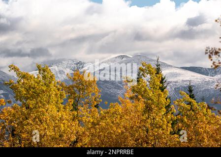 Beautiful fall landscape outside of Haines Junction during September ...