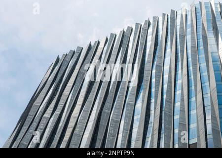 A view of the Hongkou SOHO office tower designed by Japanese architect ...