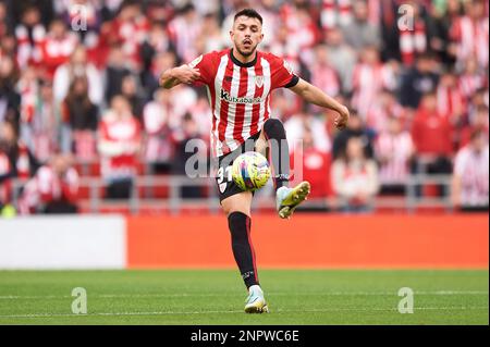 Aitor Paredes of Athletic Club in action during the La Liga Santander ...