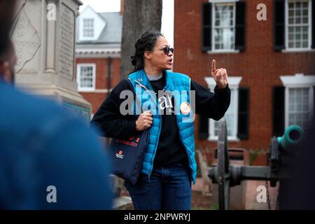 Jalane Schmidt, a local activist and University of Virginia professor ...