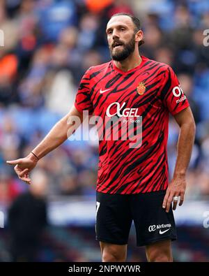 Vedat Muriqi of RCD Mallorca in action during the Spanish league ...
