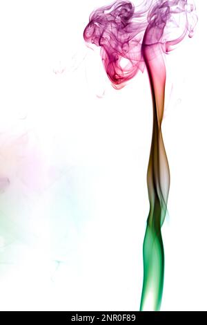 reverse color gradient smoke shapes Stock Photo - Alamy