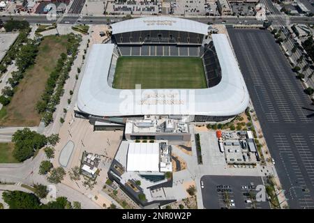 Aerial View Of First Bank Stadium On The Vanderbilt University Campus ...