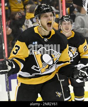 Pittsburgh Penguins' Teddy Blueger (53) plays against the Washington ...
