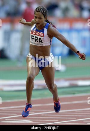 France's Christine Arron on the women's 100 meters final during the ...