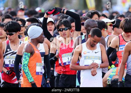 Osaka, Japan. 26th Feb, 2023. Kazuya Nishiyama Marathon : Osaka ...