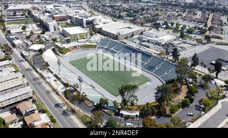 An aerial view of Weingart Stadium (formerly ELAC Stadium) on the ...