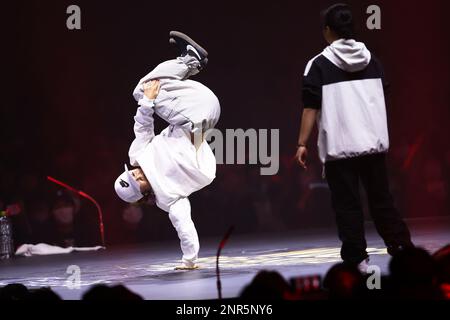 (L to R) Ami Yuasa/Ami (JPN), 671 (CHN), FEBRUARY 25, 2023 - Breaking ...