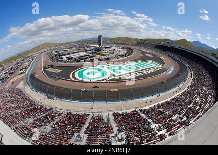 Track overview during the NASCAR Cup Series FanShield 500 race at ...