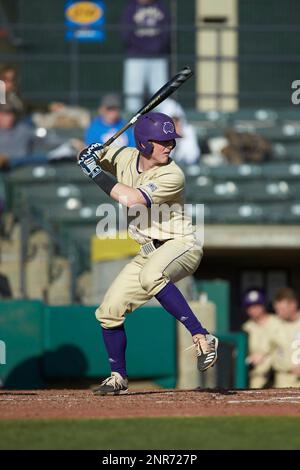 Justice Bigbie (7) of the Western Carolina Catamounts at bat against ...
