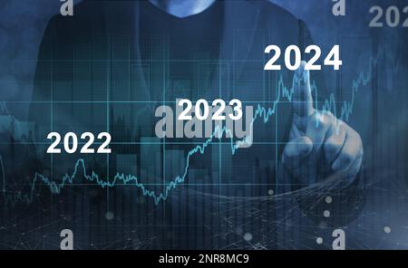 economic recovery after falling due to inflation, stagnation, recession ...