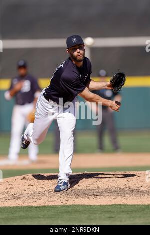 Detroit Tigers pitcher Brenan Hanifee throws against the Baltimore ...