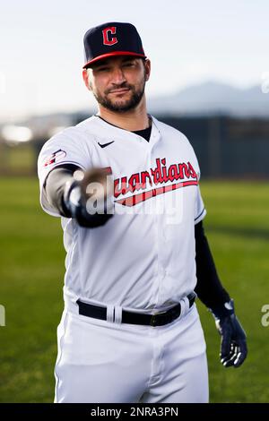 GOODYEAR, AZ - FEBRUARY 23: Catcher Bryan Lavastida (27) poses for a ...