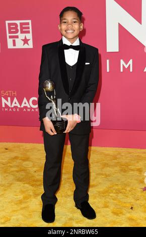 Ja'Siah Young arriving to the 54th NAACP Image Awards held at the ...